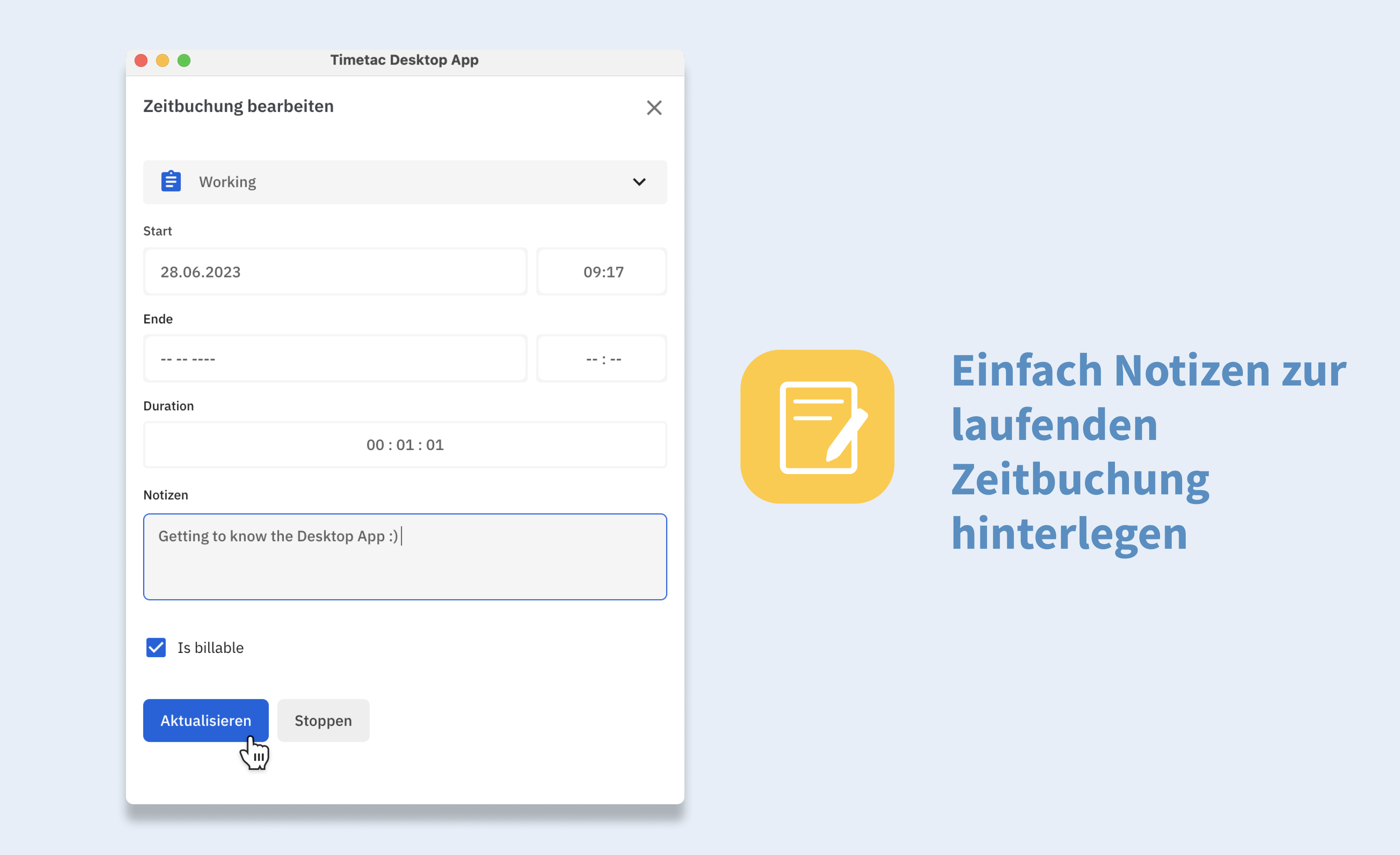 Out now: Die neue TimeTac Desktop-App