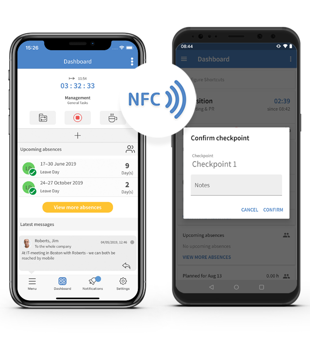 NFC Time Tracking: Accurate & Contactless | TimeTac
